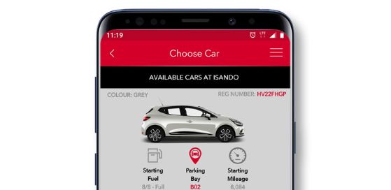 Car hire on the move with the Avis car hire app
